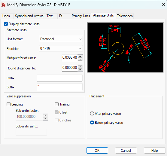 Adjusting the width of alternate dimension text - Autodesk Community