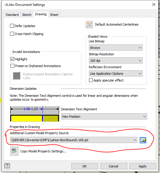 Parameter in iProperties " fields - Autodesk Community