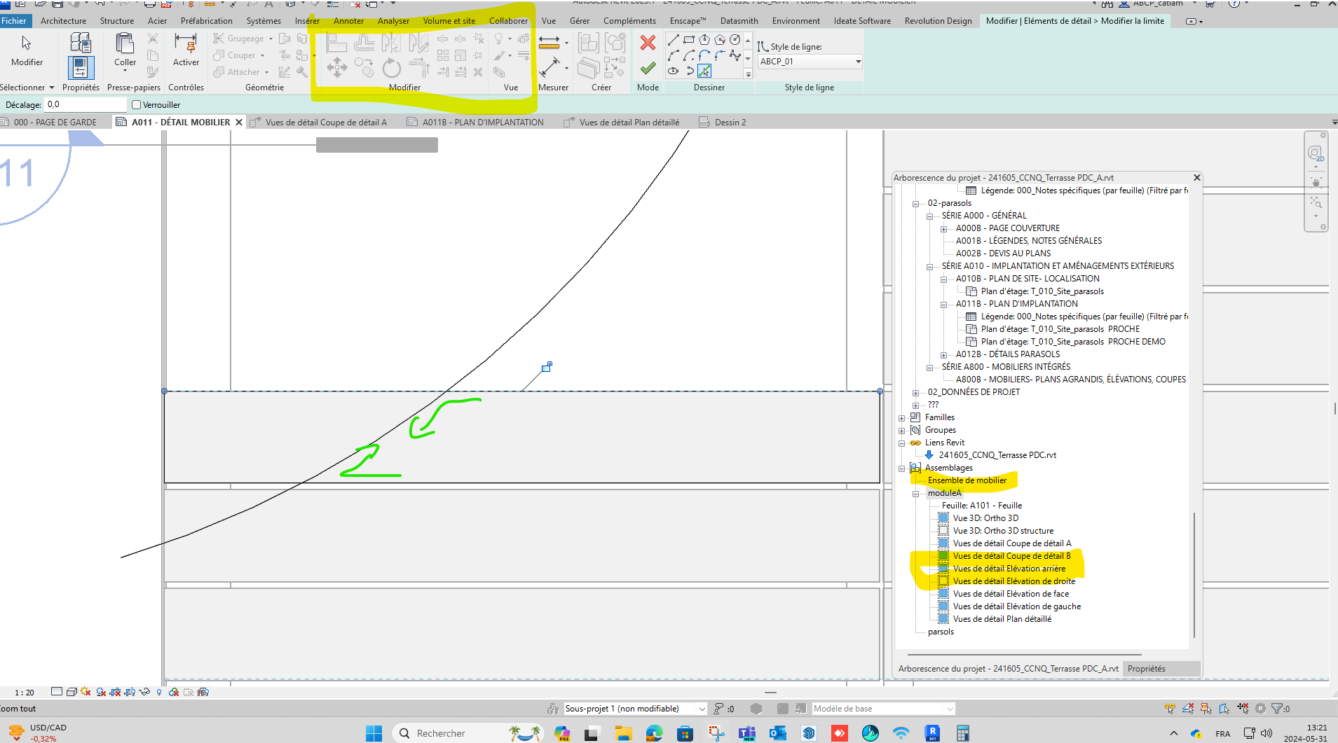 assembly view in revit 2023 - hatch zones - Autodesk Community