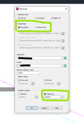 Solved: Issue with creating rails with 0.0001m tolerance - Autodesk Community