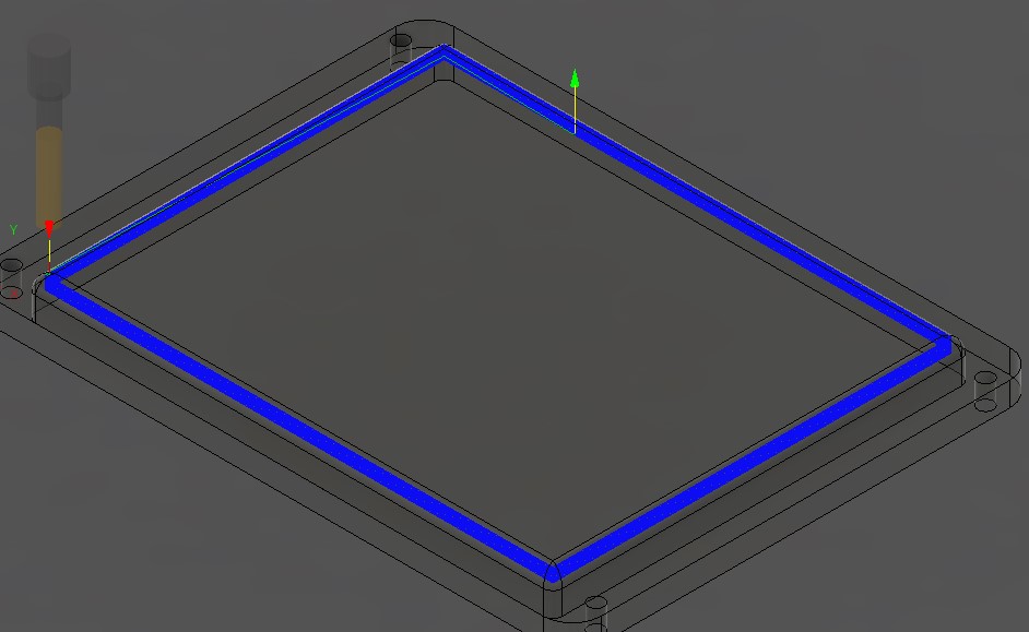 Unable to manufacture a convex fillet on the edges of a rectangular ...