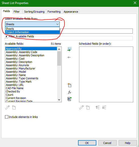 Solved: Title Block Schedule ?? - Autodesk Community