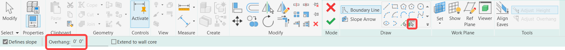 How do I add an overhang of 2 ft - Autodesk Community