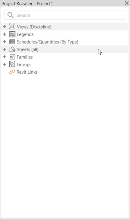 Solved: Missing Search in project browser dialog box - Autodesk Community