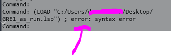 Solved: Lisp routine working previously but now gives error - Autodesk Community