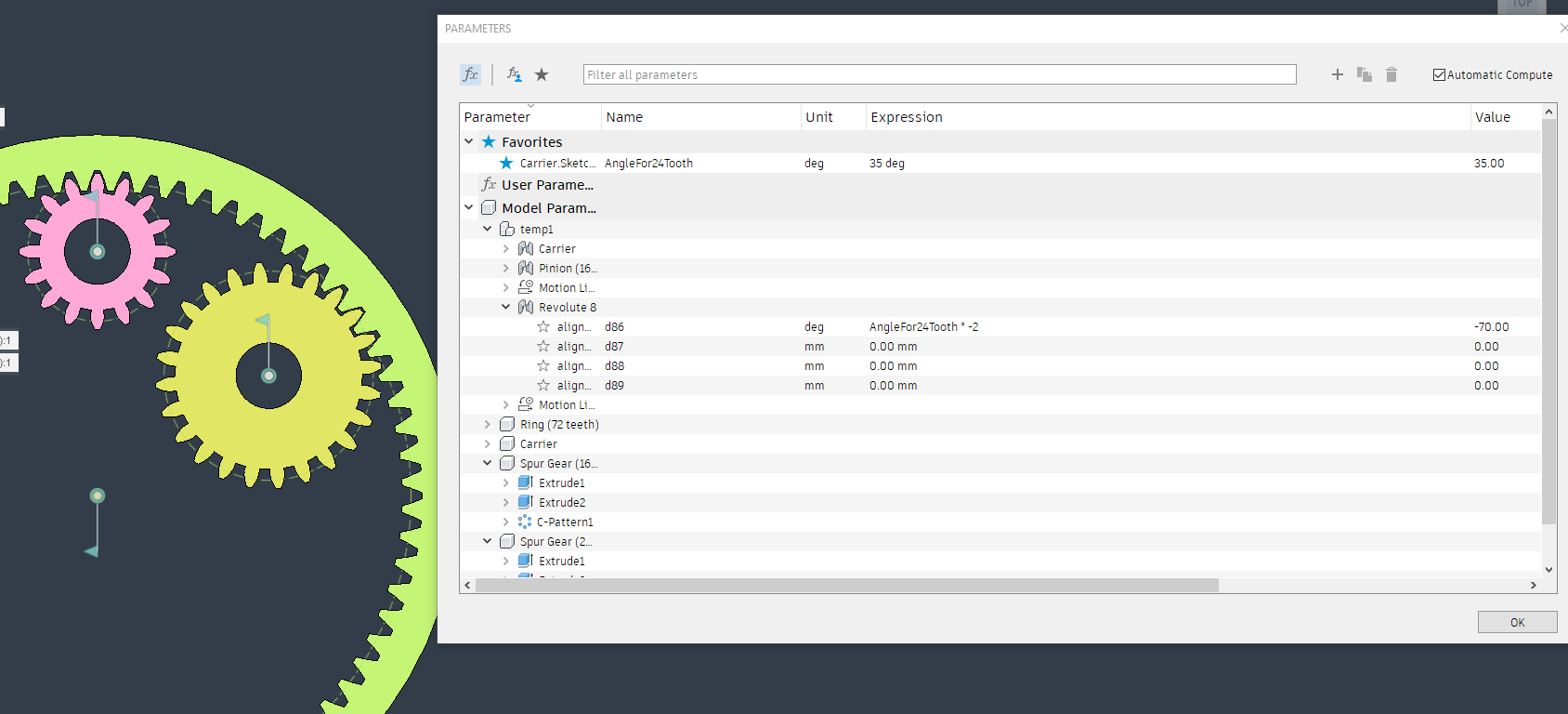 Solved: Align Ring & Pinion Gears - Autodesk Community