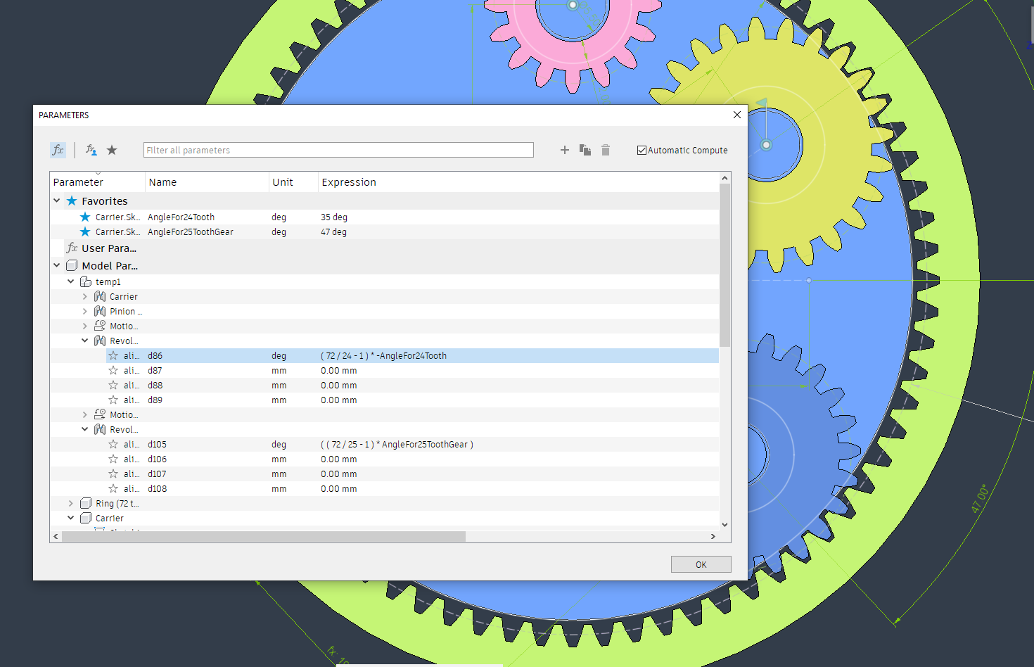 Solved: Align Ring & Pinion Gears - Autodesk Community