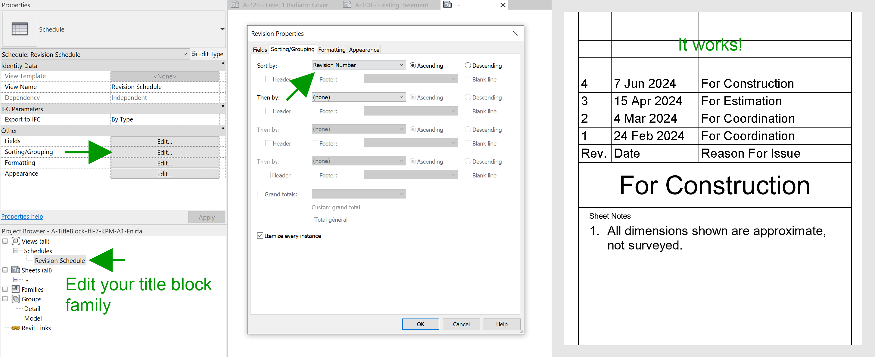 Why is my revisions sorting by date and not sequence? - Autodesk Community