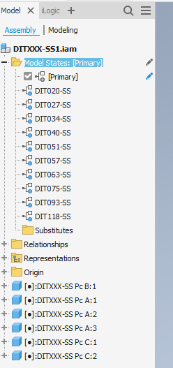 Control parts dimensions from assembly sketch - Autodesk Community