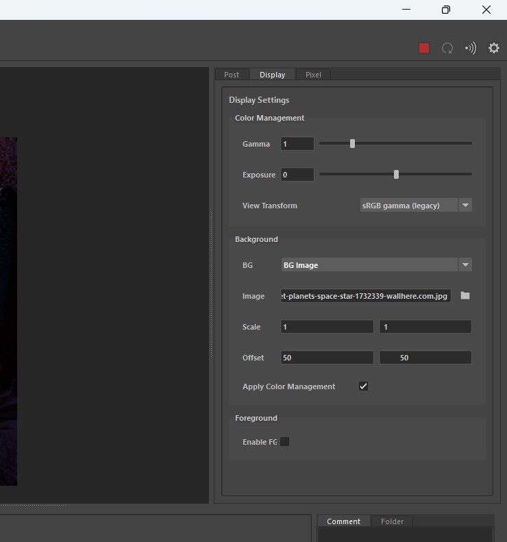 Is it impossible to render with the background of the Maya rendering window? 마야 렌더링 창 에서 설정하는 ...