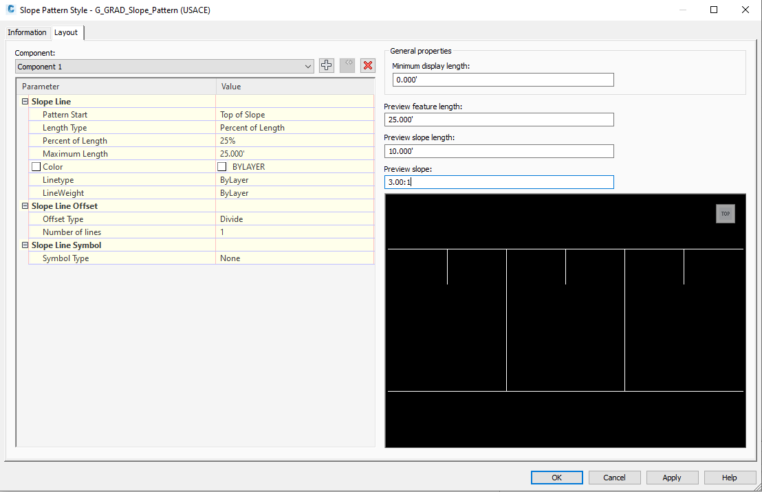 Solved: Slope Pattern Style Question - Autodesk Community