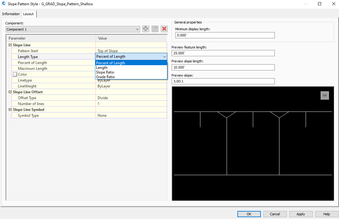 Solved: Slope Pattern Style Question - Autodesk Community