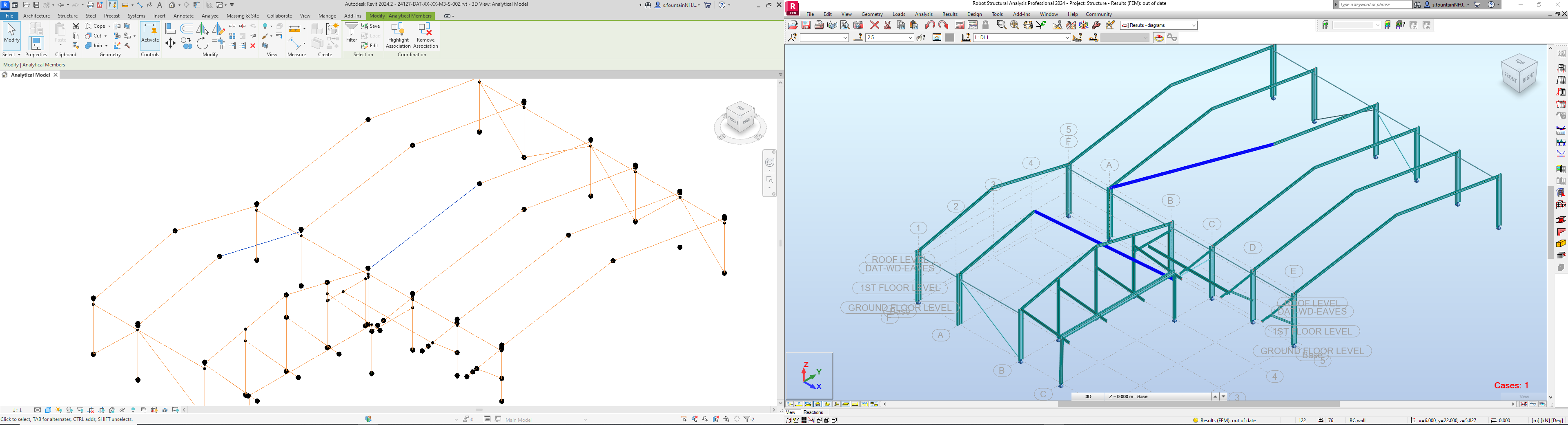 Revit 2024 to Robot 2024 Beams Import at Wrong Nodes - Autodesk Community