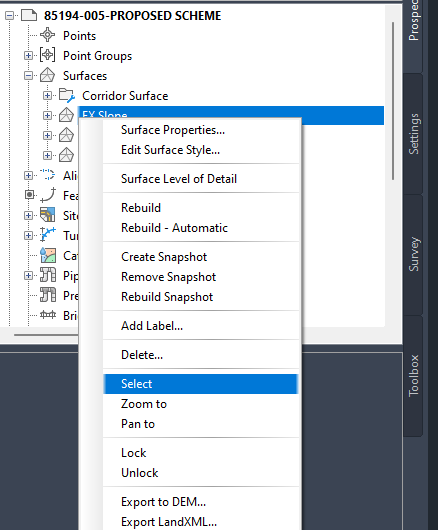 Solved: How to choose/select a TIN when they directly overlap? - Autodesk Community