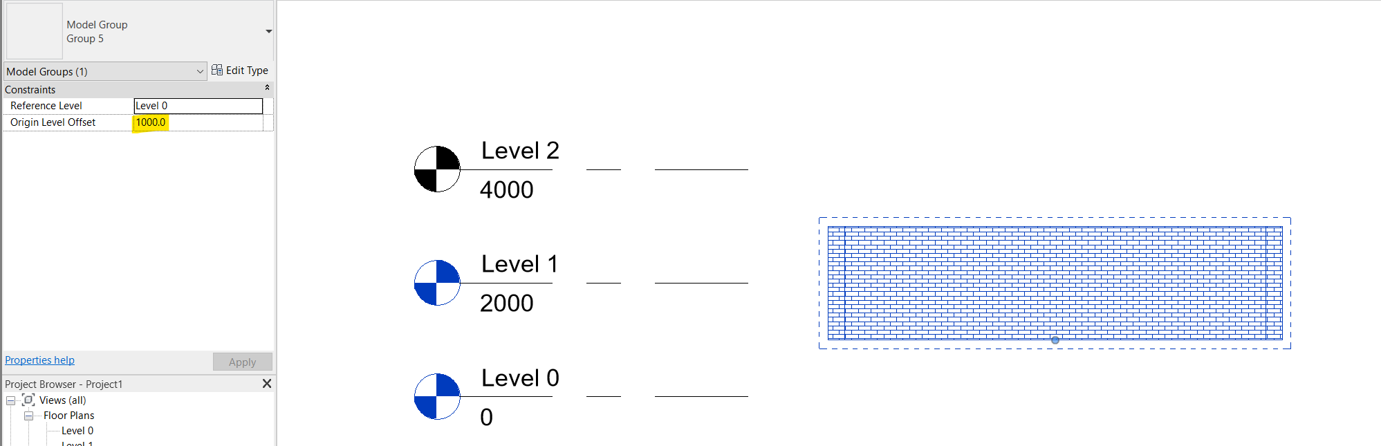Grouped walls change constraint levels when group offset changes - Autodesk Community
