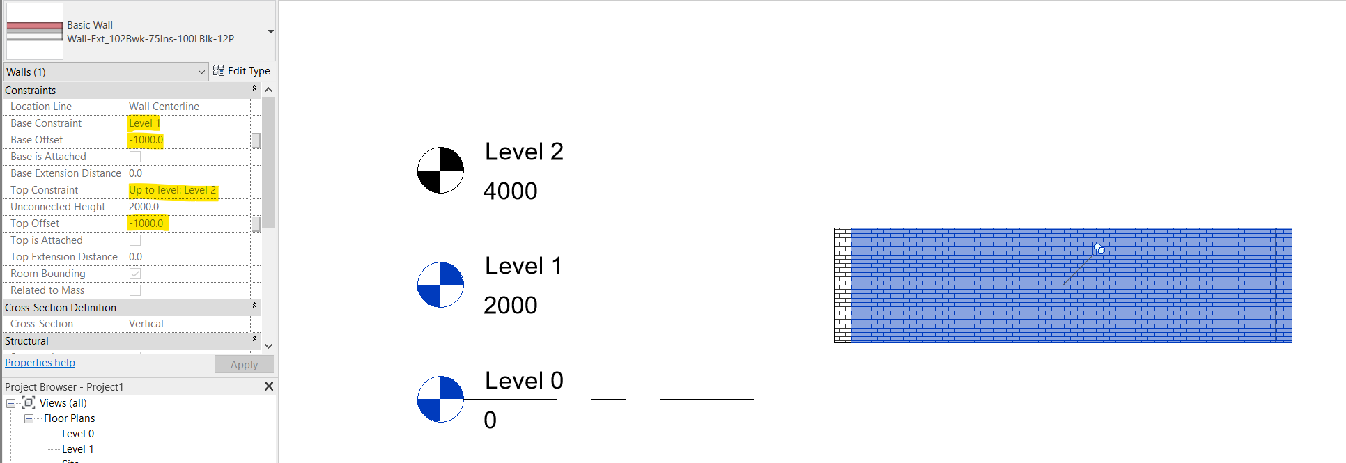 Grouped walls change constraint levels when group offset changes - Autodesk Community