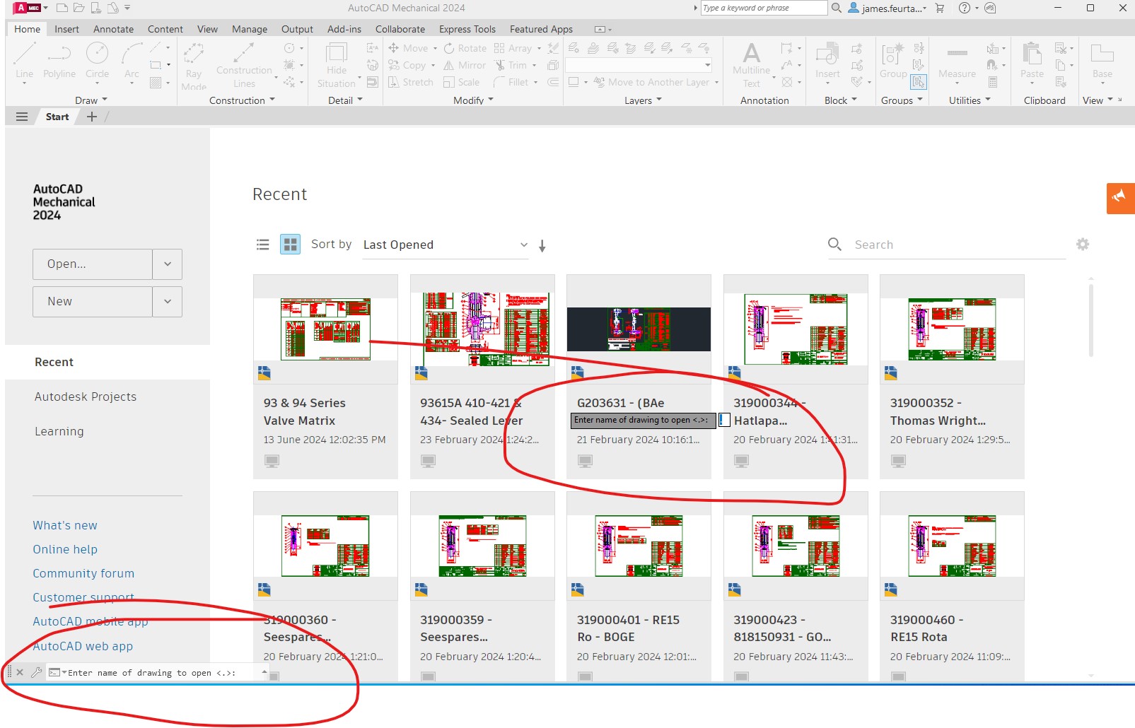 Solved: Autocad LT 2024 does not show file explorer when trying to save or open a new file ...