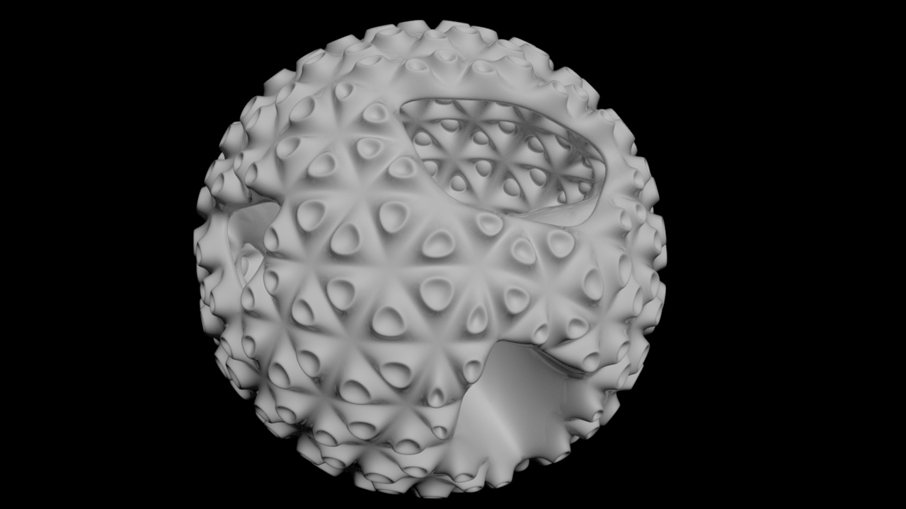 Offset model only in occluded areas -> Ambient Occlusion x Displacement ...