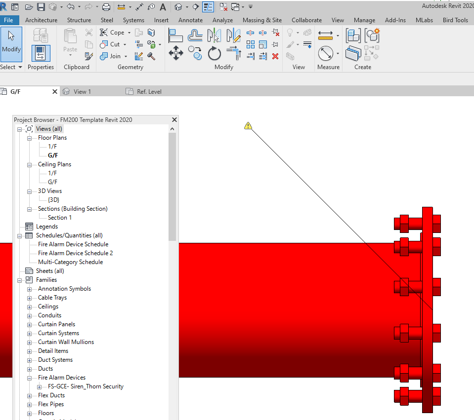 Flange family direction mirrored after load to project - Autodesk Community