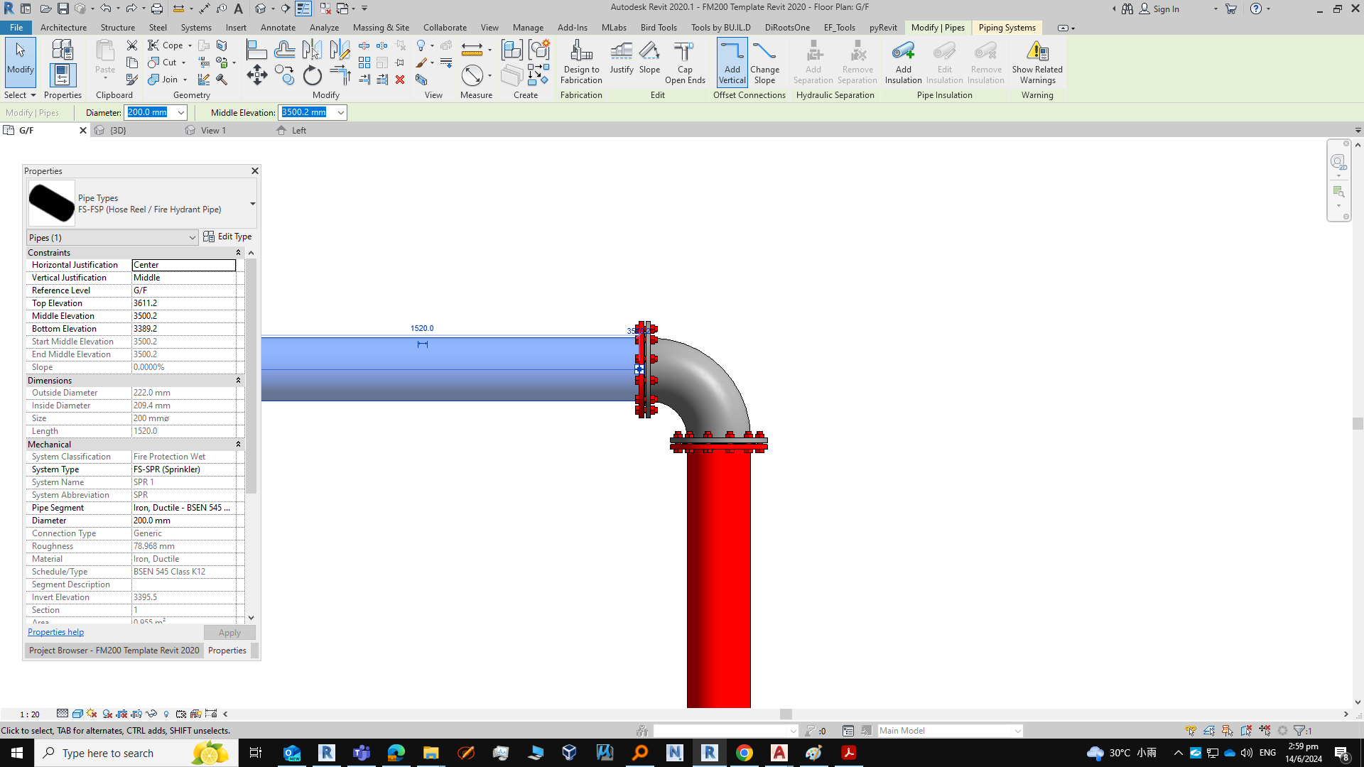 Load elbow not auto change system type - Autodesk Community