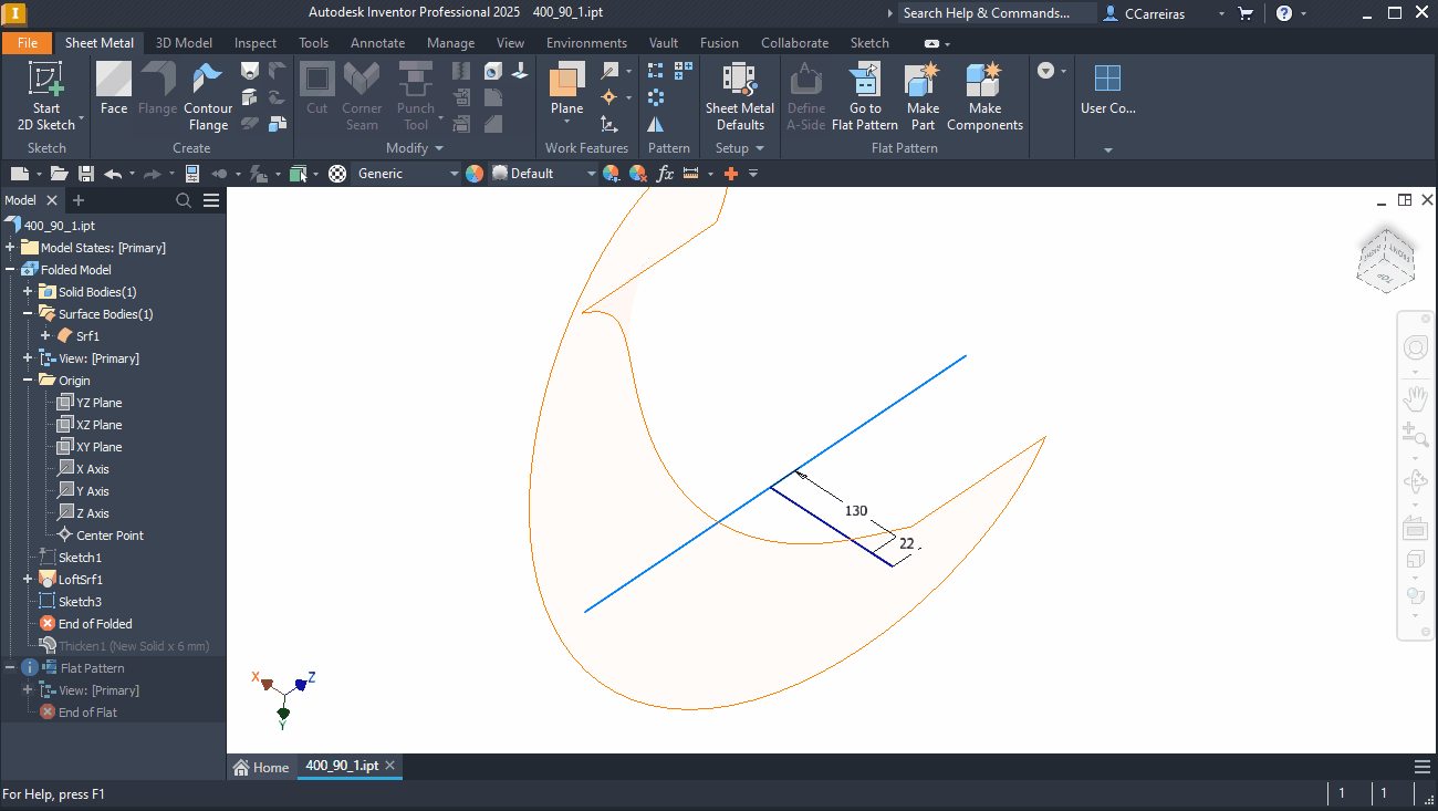 After extrusion a white plane appair - Autodesk Community