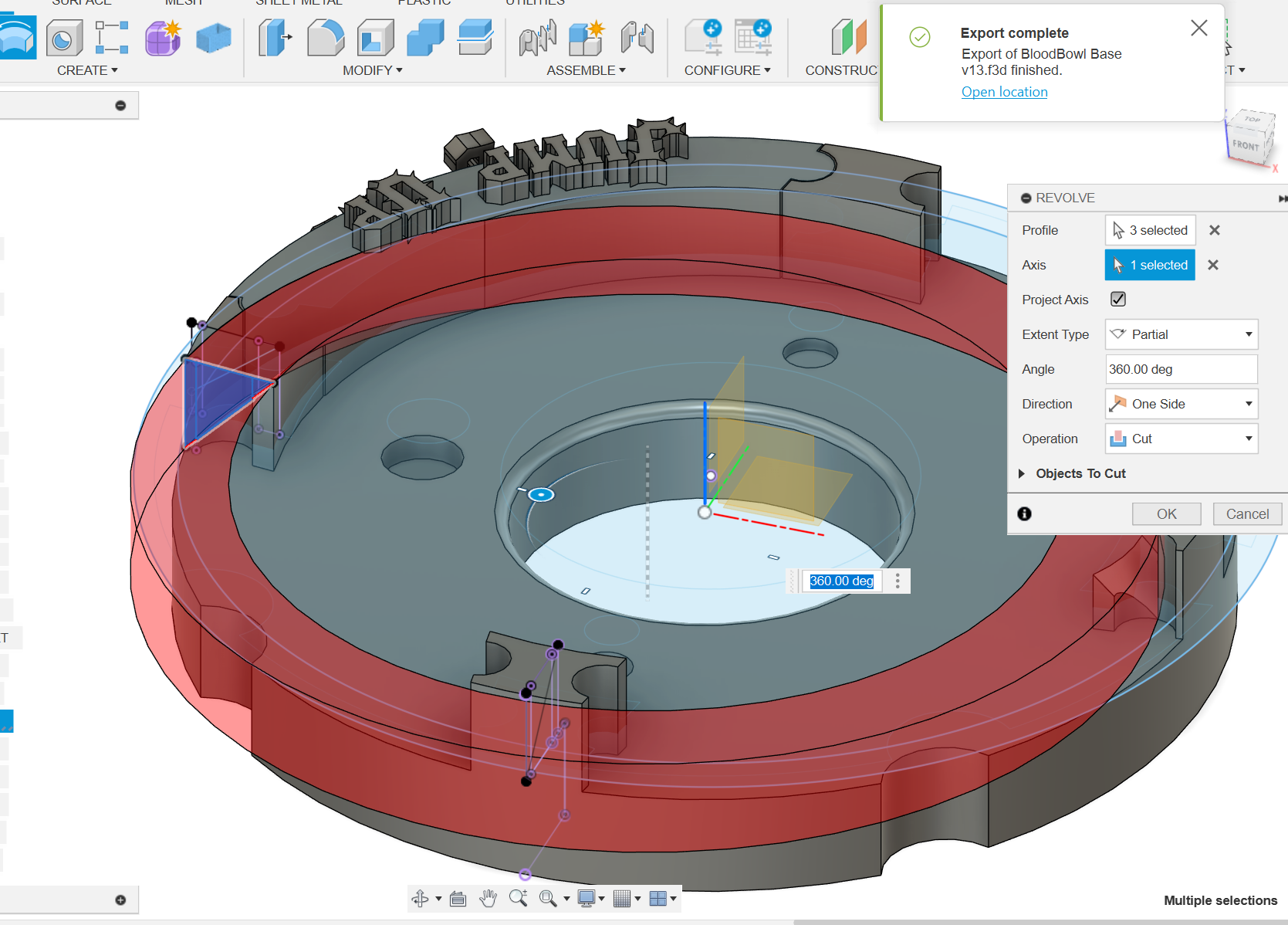 Solved: Why cant I get this to revolve correctly? - Autodesk Community