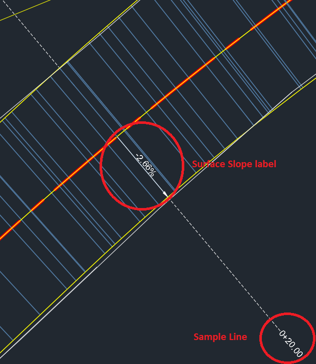 Create surface slope label in Sample lines - Autodesk Community