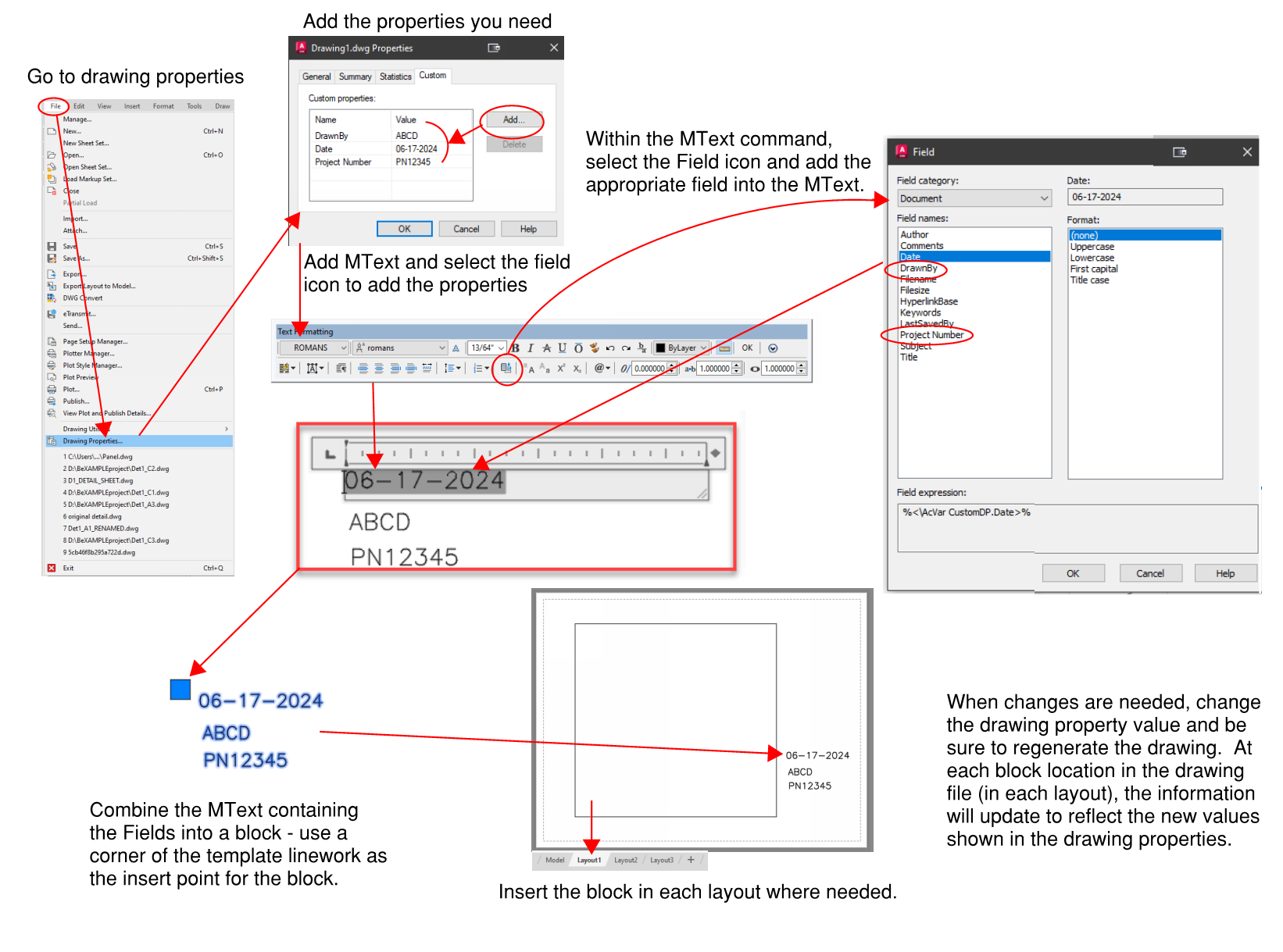 Solved: How to bulk edit Layout Template - Autodesk Community