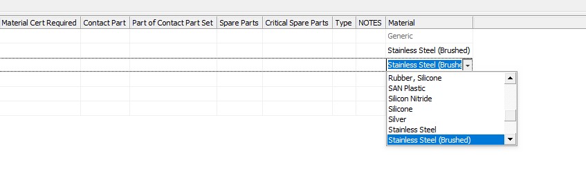 Drop Down Multi-Value Custom iProperty in Bill of Materials - Autodesk Community