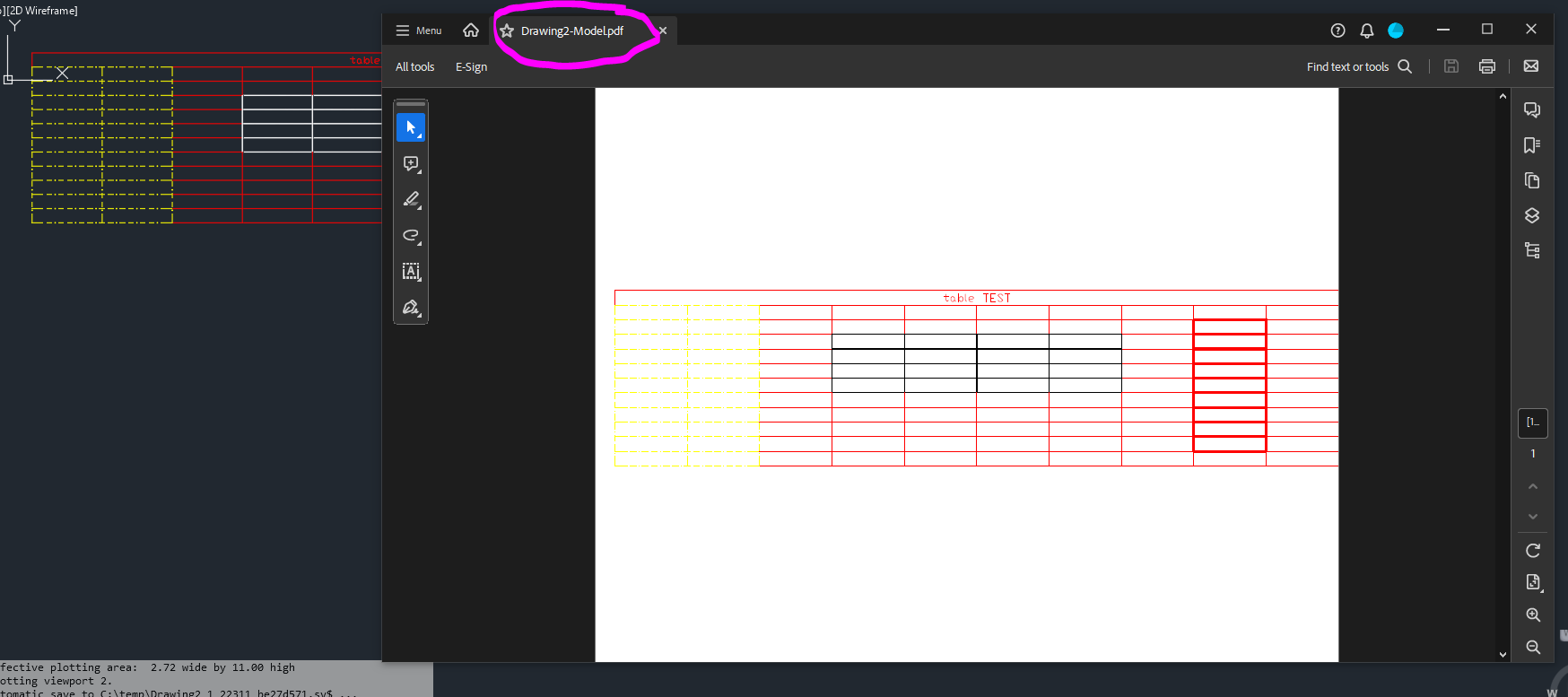 Table Cell Background Plot Settings to Make it Not Plot - Autodesk ...