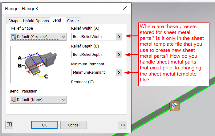 Presets- Sheet Metal Holes & Bend/ Corner Reliefs - Autodesk Community