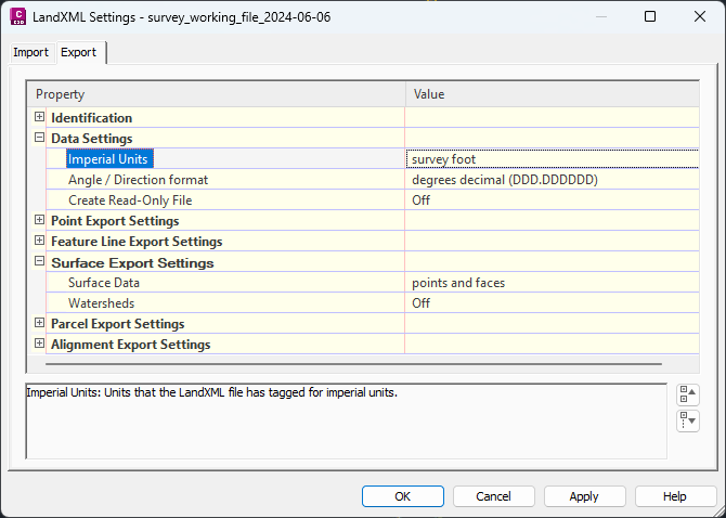 C3D 2023 Export C3D Drawing - Incorrect ACAD Unit on Exported File - Autodesk Community