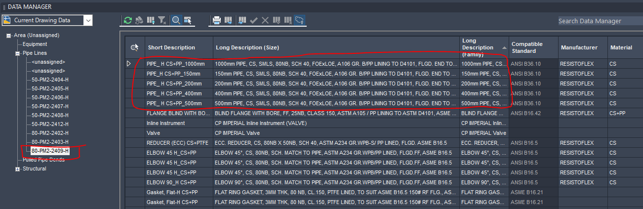 MISSING LINE NUMBER IN MTO (DATA MANANGER & REPORT CREATER RCF ...