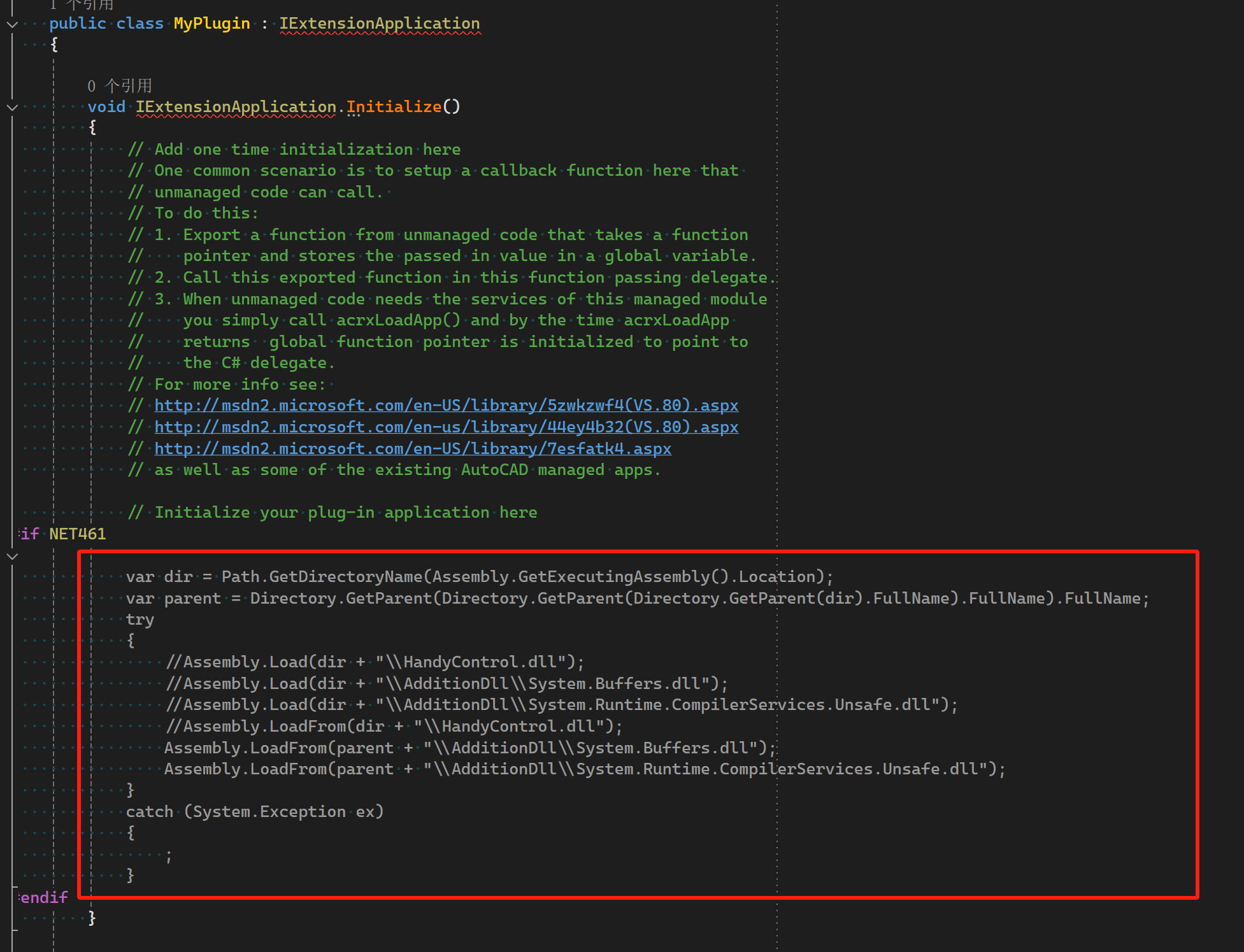 已解决: 老师好，咨询二次开发，引用的dll不加载的问题 - Autodesk Community
