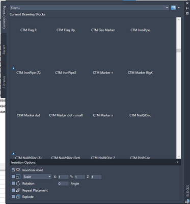Solved: Block previews missing in BLOCKS palette, sometimes in Insert > [Block]Insert menu ...