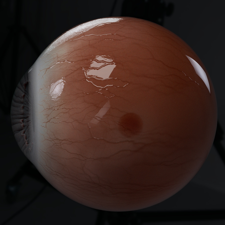 Distorted iris reflection in cornea when rendering eye - Autodesk Community