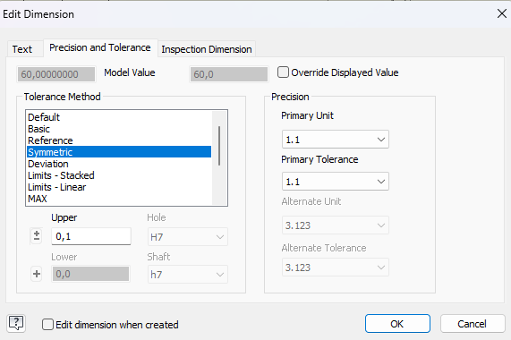 Solved: Primary Tolerance Change Ilogic - Autodesk Community