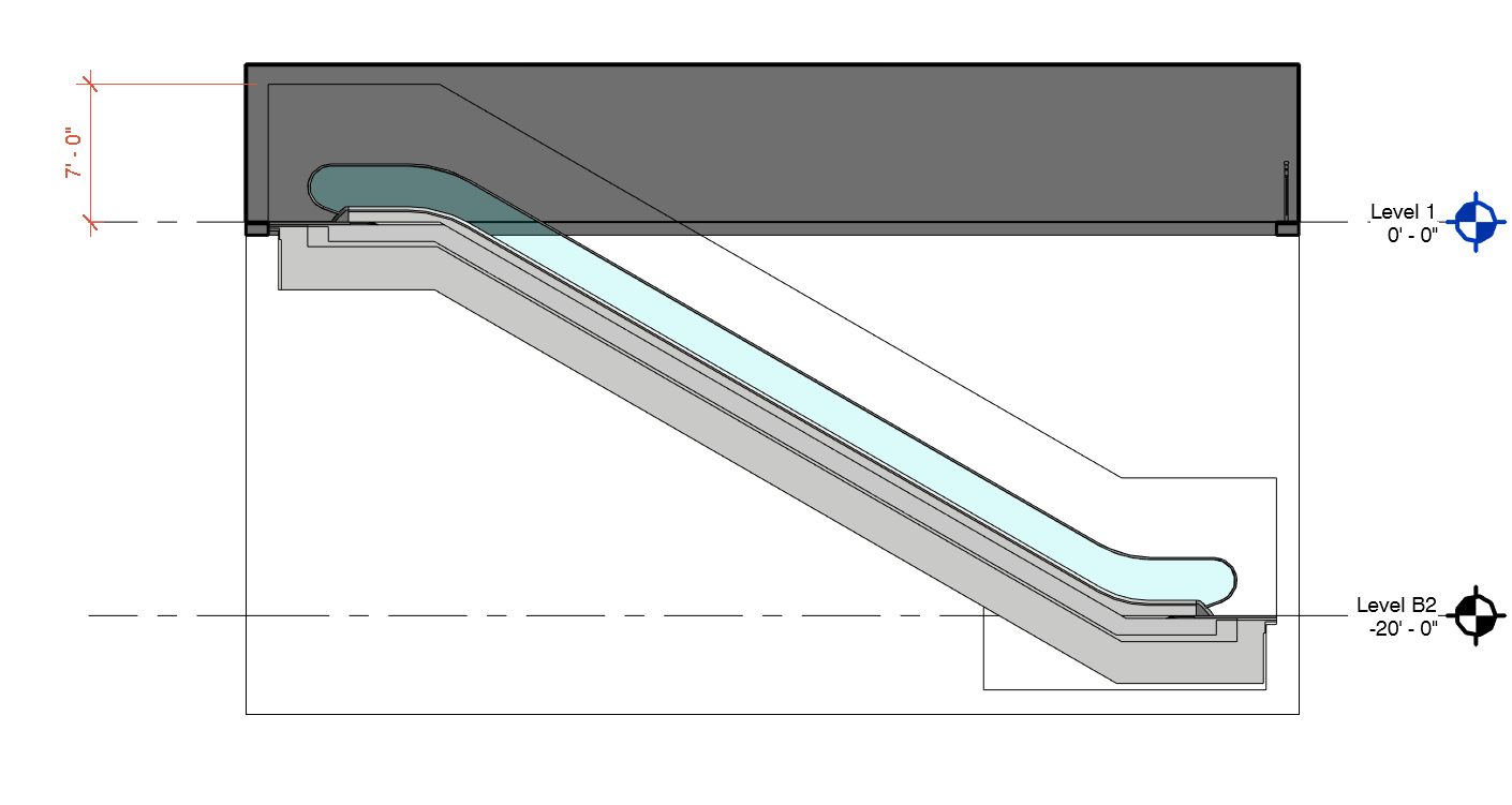 Changed Escalators to Generic Model but Still Not Showing Properly in Plan - Autodesk Community