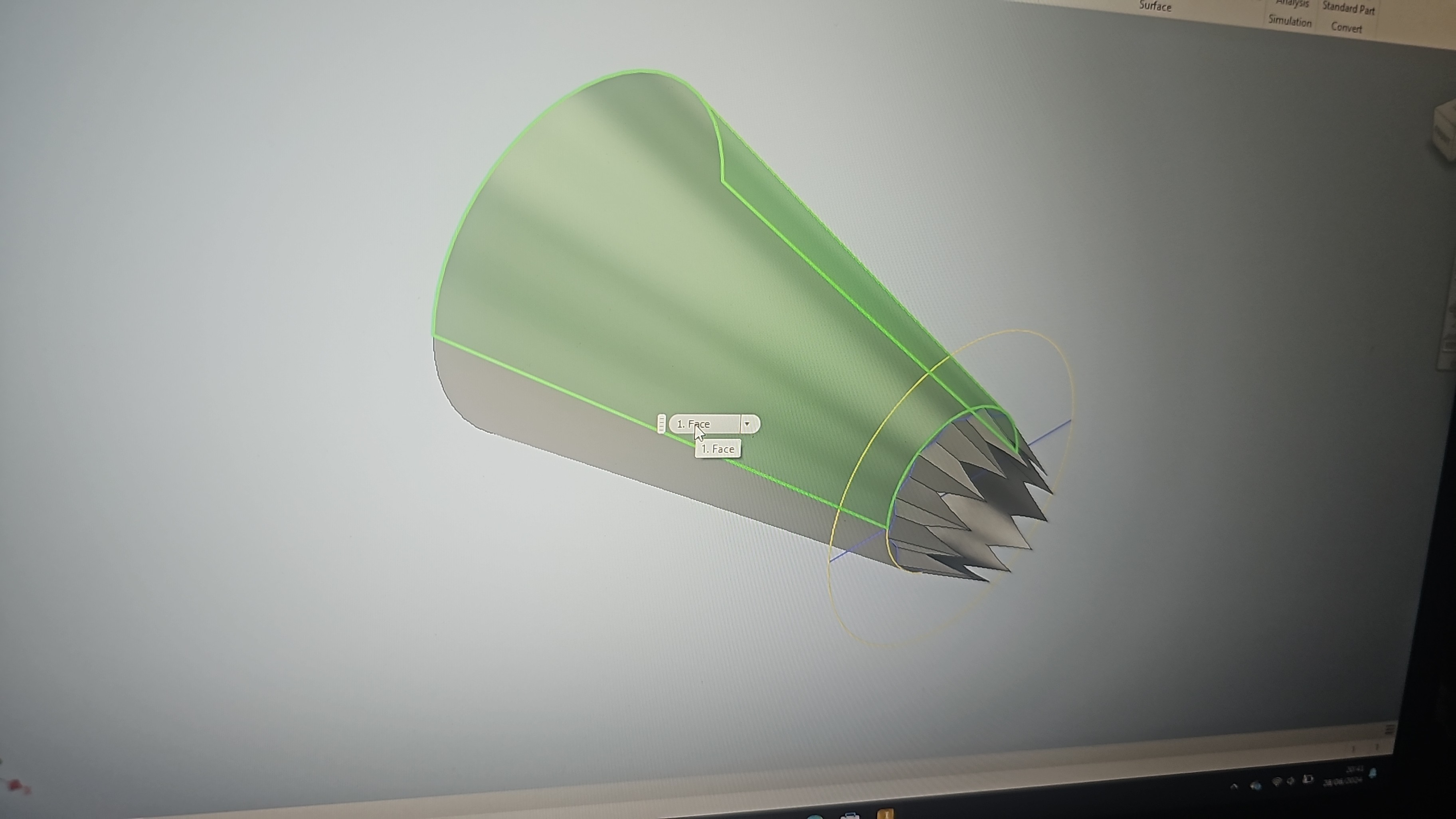 Solved: Nozzle Cone - How to flatten? - Autodesk Community