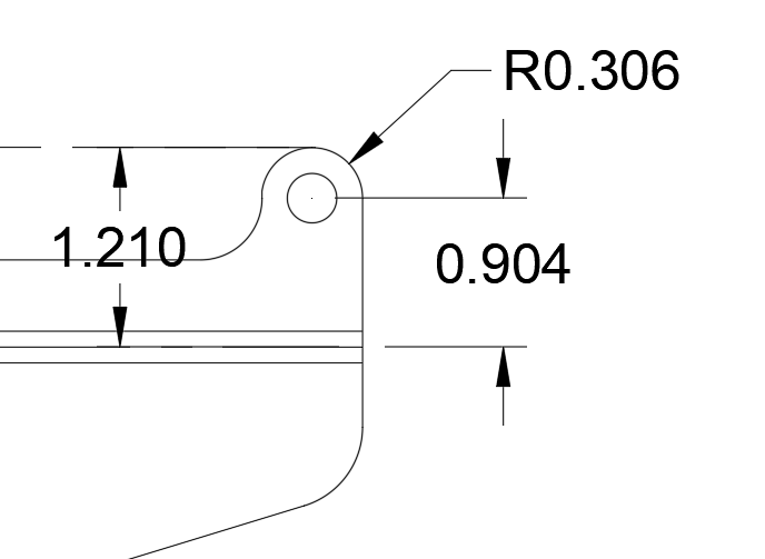 Flat Pattern Linear Dimension from Bend Line to Radius Not Accurate ...