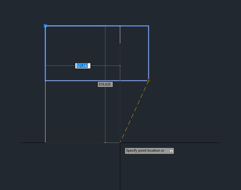 Solved: stretch one point to control both x and y distance - Autodesk Community