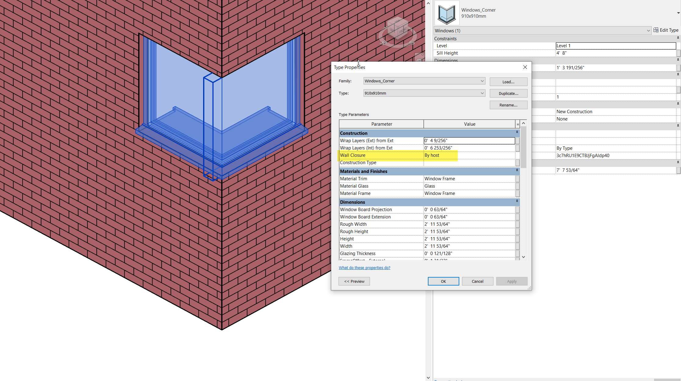 Solved: Wall does not wrap around some windows - Autodesk Community