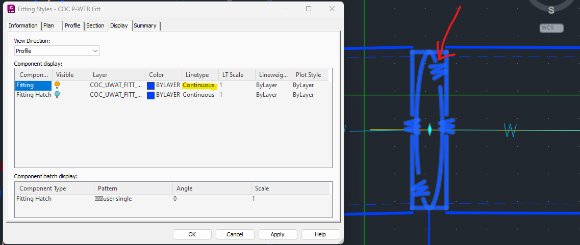Solved: C3D 2025 Fitting Profile Display Defect - Autodesk Community