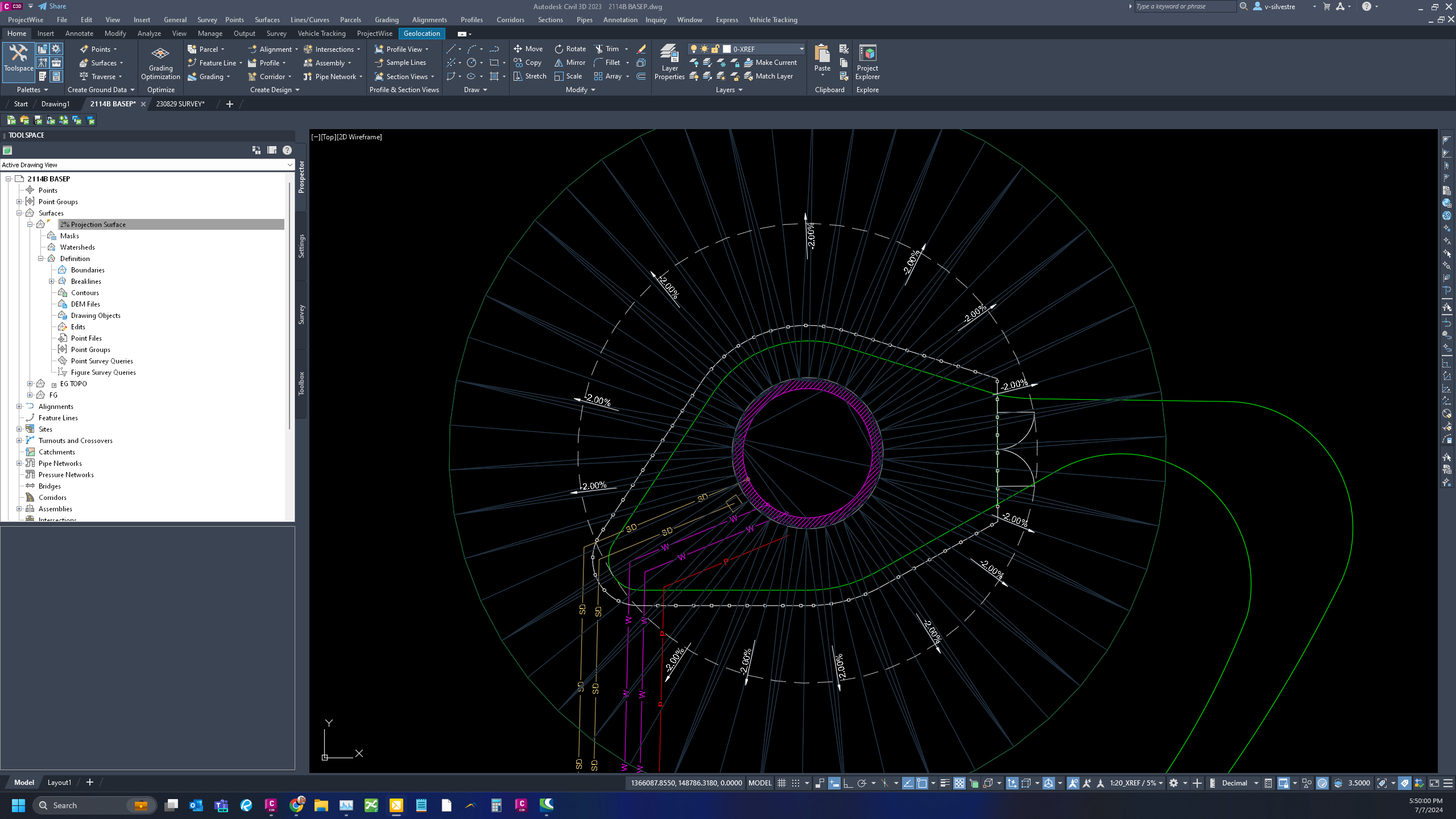 Solved: Reservoir Site Grading - Grading between two non-intersecting feature lines - Autodesk ...