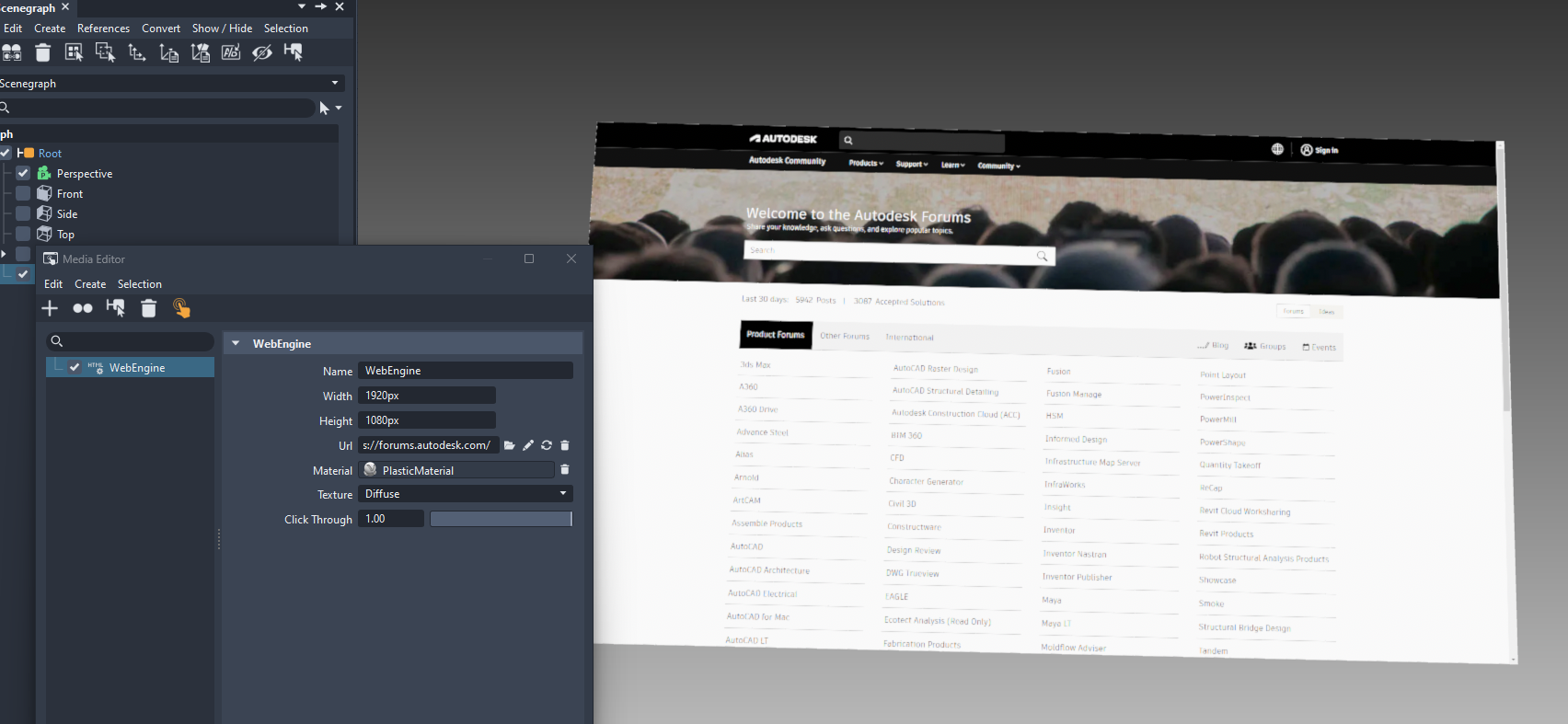 Solved: How to improve the resolution of webpage in media editor. - Autodesk Community
