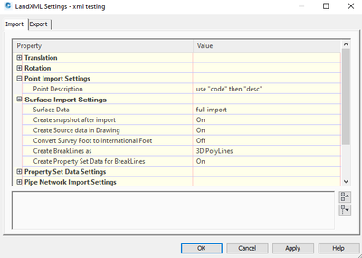 Solved: Import LandXML without needing the xml path - Autodesk Community