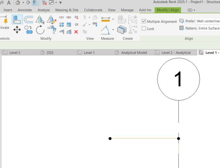 Solved: how edit analytical line to Straight lines revit 2025 - Autodesk Community