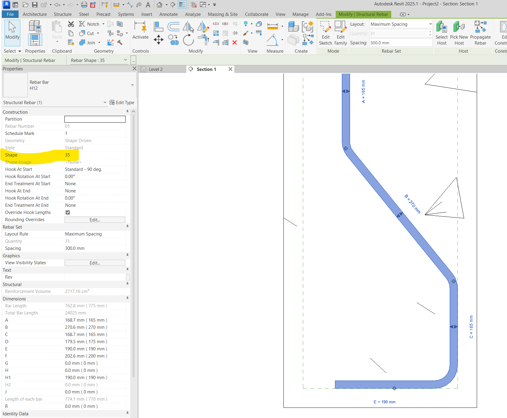 Solved: Rebar shape code 34 (BS8666) - Autodesk Community