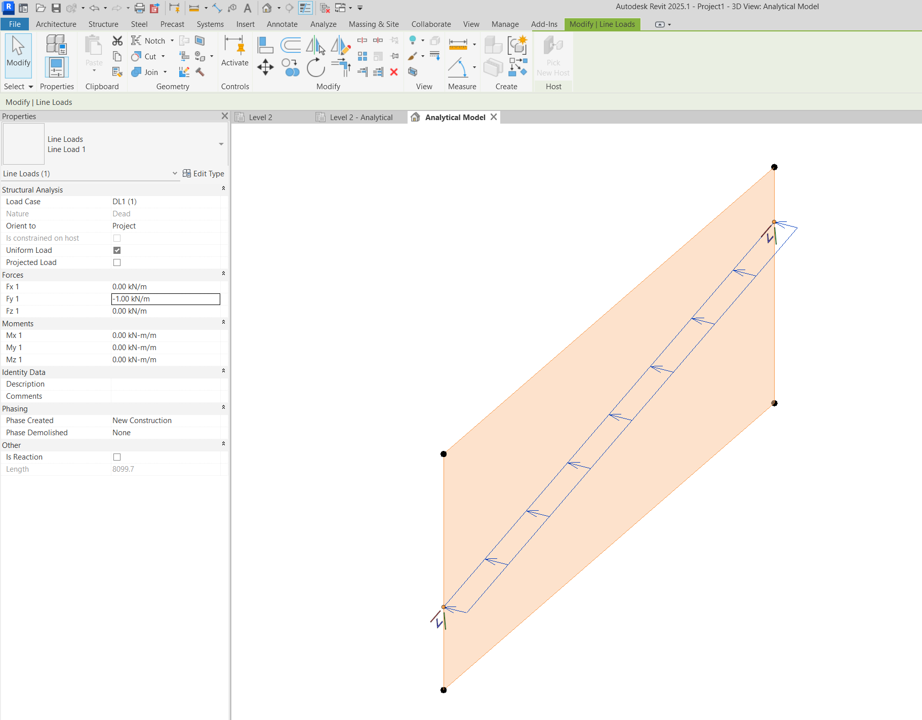 Solved: Re: Line load in any position of an analytic panel - Autodesk Community