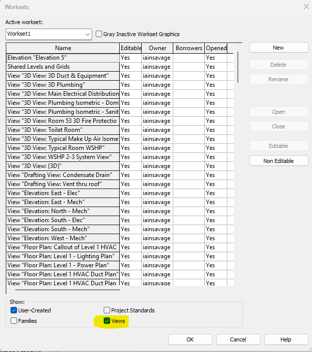 Is there a way to link worksets to views in Revit? - Autodesk Community